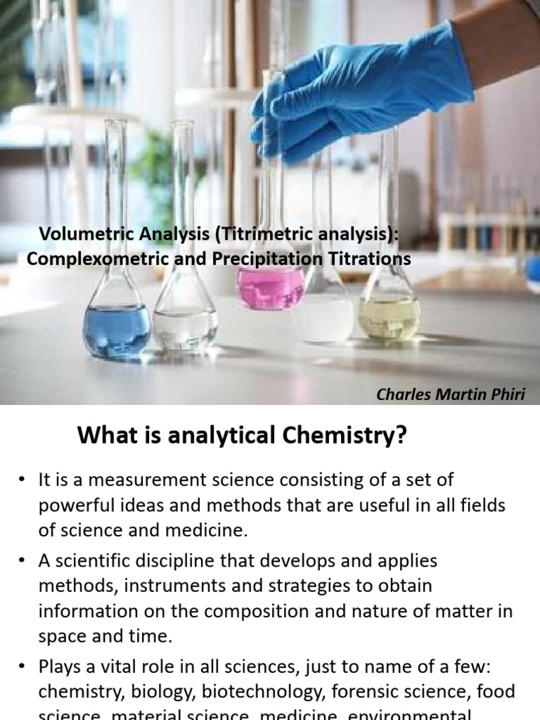 Introduction To Volumetric Analysis Real | PDF | Analytical Chemistry ...