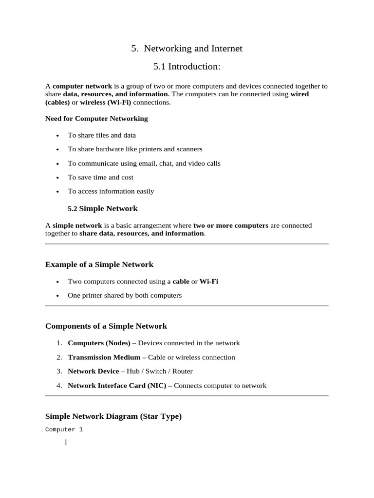 Cs 1 Chapter5notes | PDF | World Wide Web | Internet & Web