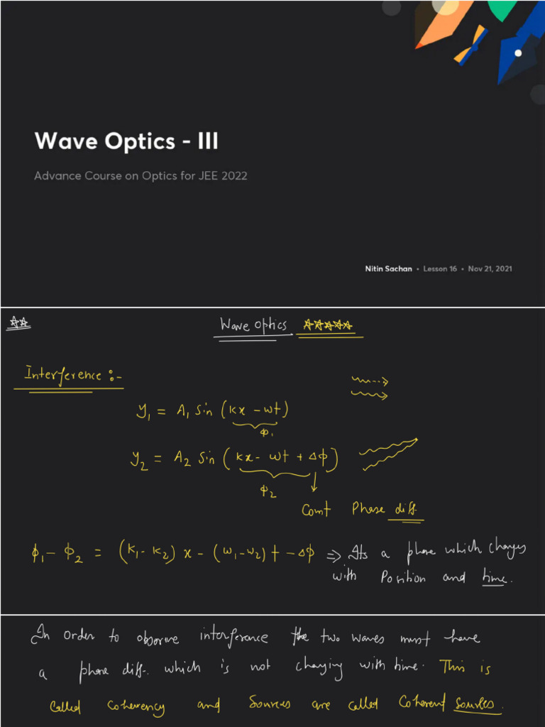 Wave Optics | PDF