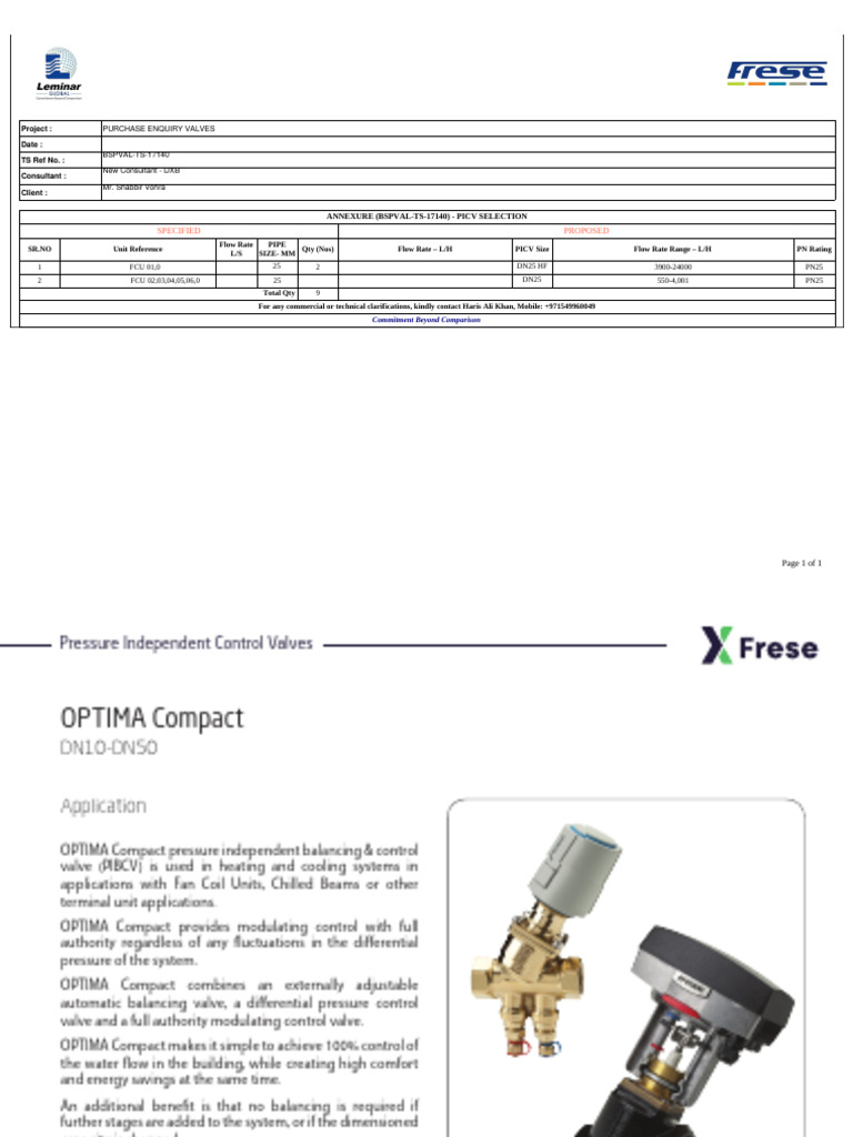 PICV | PDF