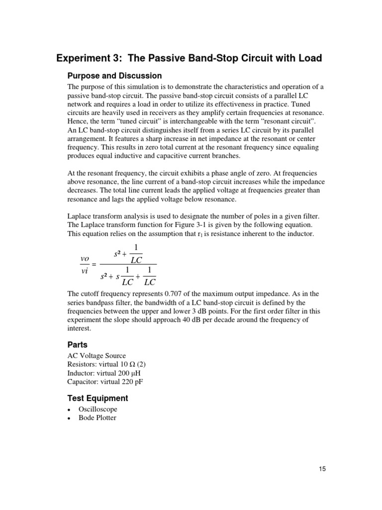 Understanding RF Experiment 3 | PDF | Electrical Impedance | Inductor