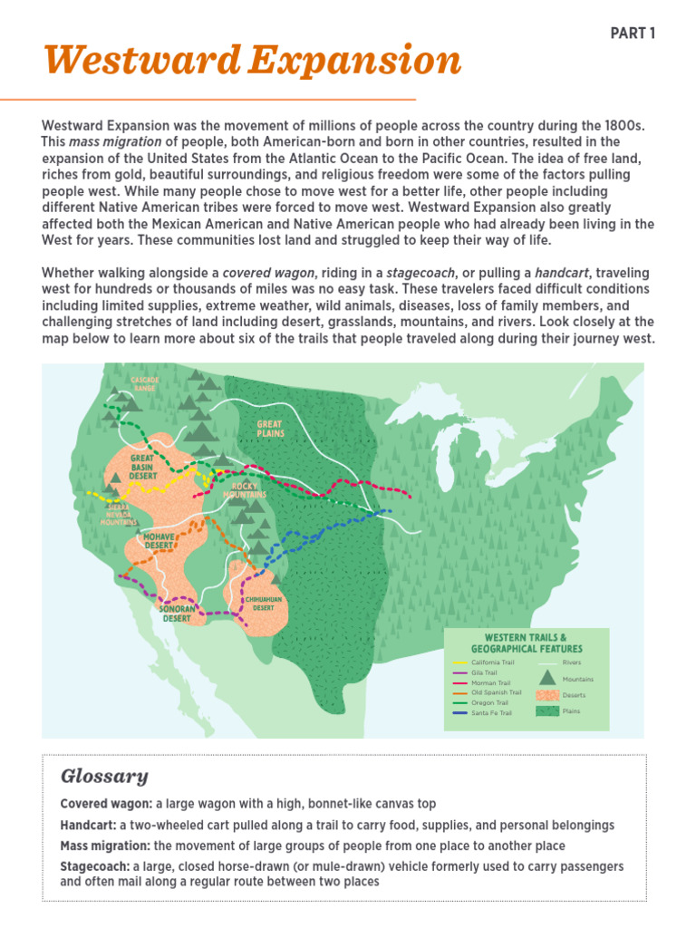 Samuel Souza Westward Expansion Art Lesson | PDF | Desert | Earth Sciences
