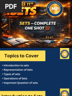 Class 11 Math: Sets Revision Notes | PDF | Set (Mathematics ...