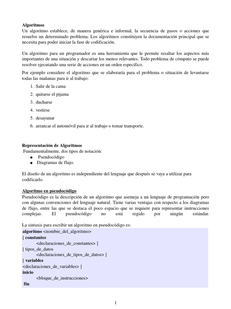 Fundamentos de Algoritmos | PDF | Algoritmos | Cadena (informática)