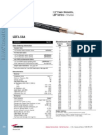 LDF4-50A Product Specifications | PDF | Coaxial Cable | Metrology