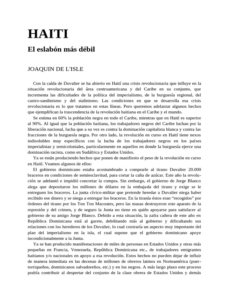 Correo Internacional 19 - El eslabón más débil | PDF