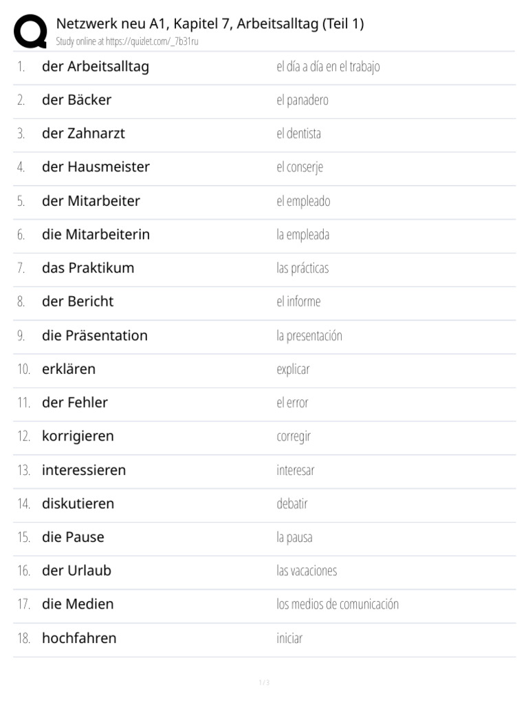 Kapitel 7, Teil 1 | PDF