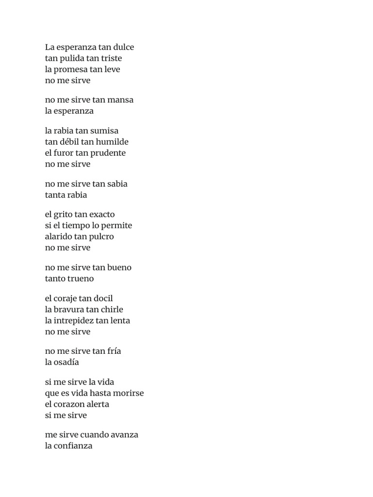 Me Sirve No Me Sirve | PDF