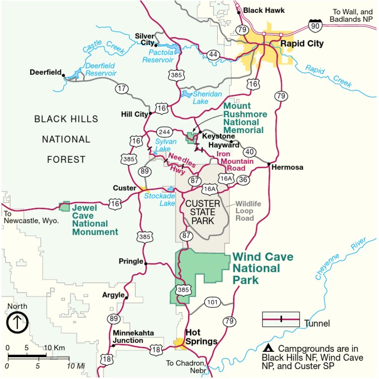 Area Map of Wind Cave National Park | PDF