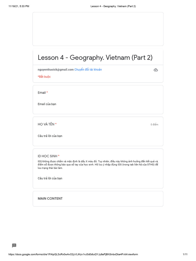 Lesson 4 - Geography. Vietnam (Part 2) | PDF