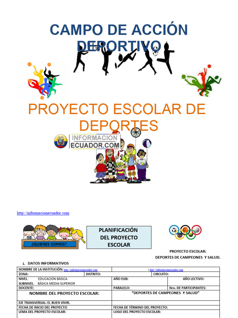 Proyecto Deportes. | PDF