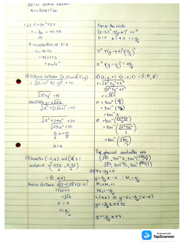 Calculus - Basics 12 03 2026 09 25 | PDF