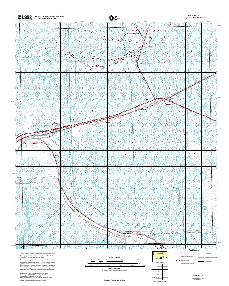 Topographic Map of Gibson | PDF | United States Geological Survey ...
