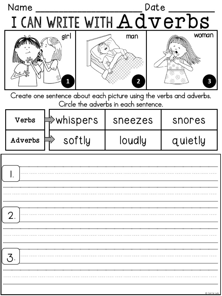 I Can Write With: Adverbs | PDF