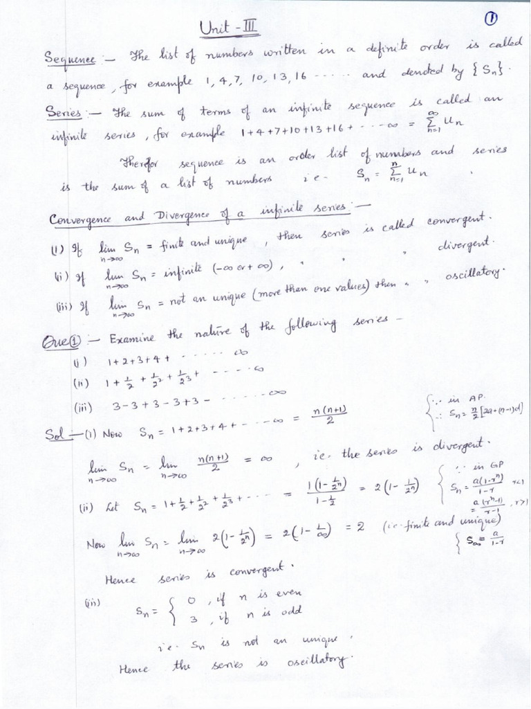 Unit 3, Sequence | PDF