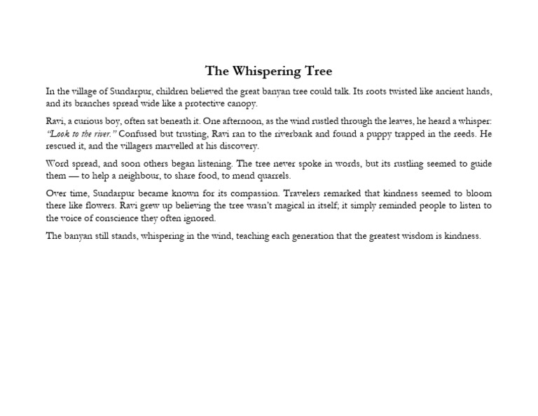 The Whispering Tree | PDF