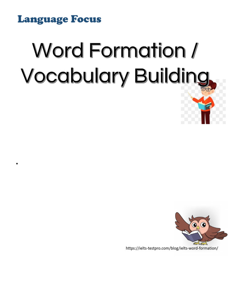 GEE 3 - Module 1 - Word Formation | PDF