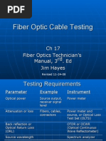 Inspection Checklist OTDR Test for Fiber Optic Cables | Optical Fiber ...
