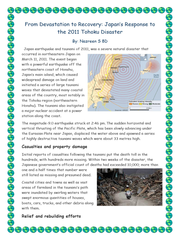 Japan 2011 Earthquake | PDF