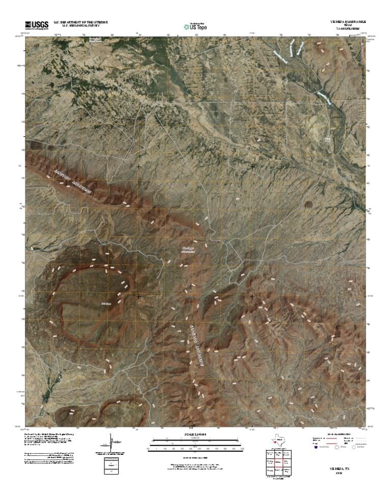 Y E Mesa Quadrangle Map Overview | PDF | United States Geological ...