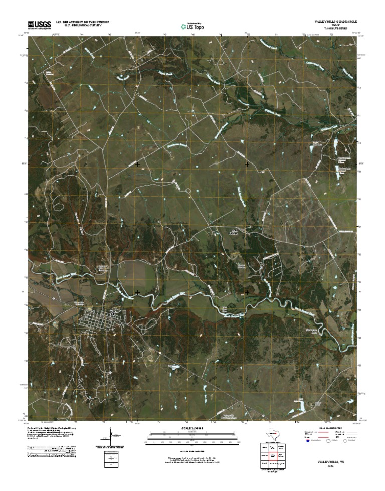 Topographic Map of Valley Mills | PDF | United States Geological Survey ...