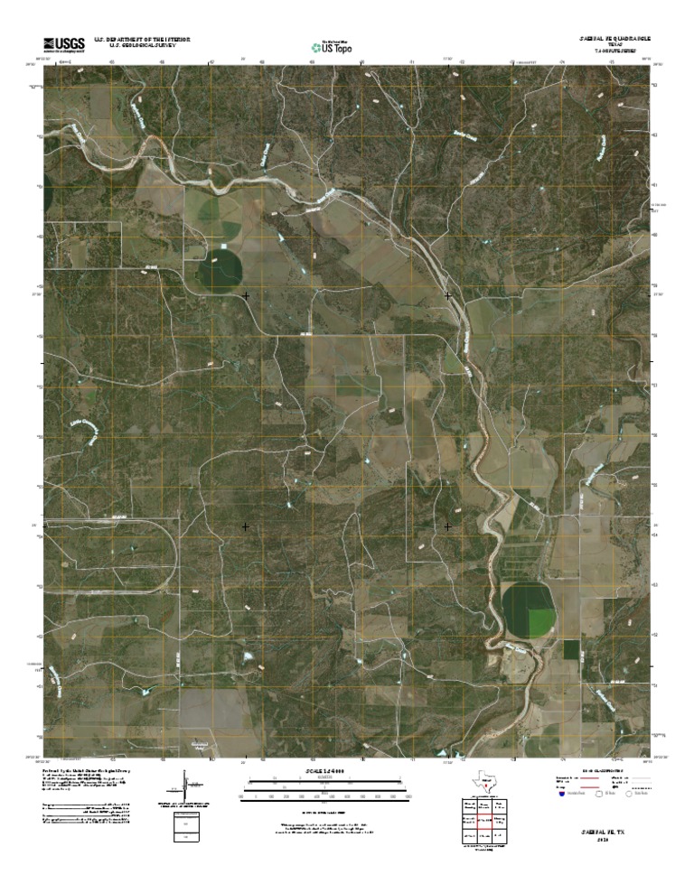 Topographic Map of Sabinal NE | PDF | Geomatics | Cartography