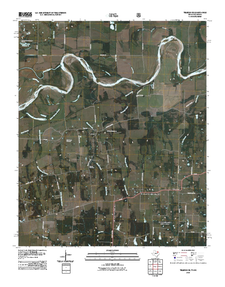 Topographic Map of Telephone | PDF | Sports & Recreation | Science ...