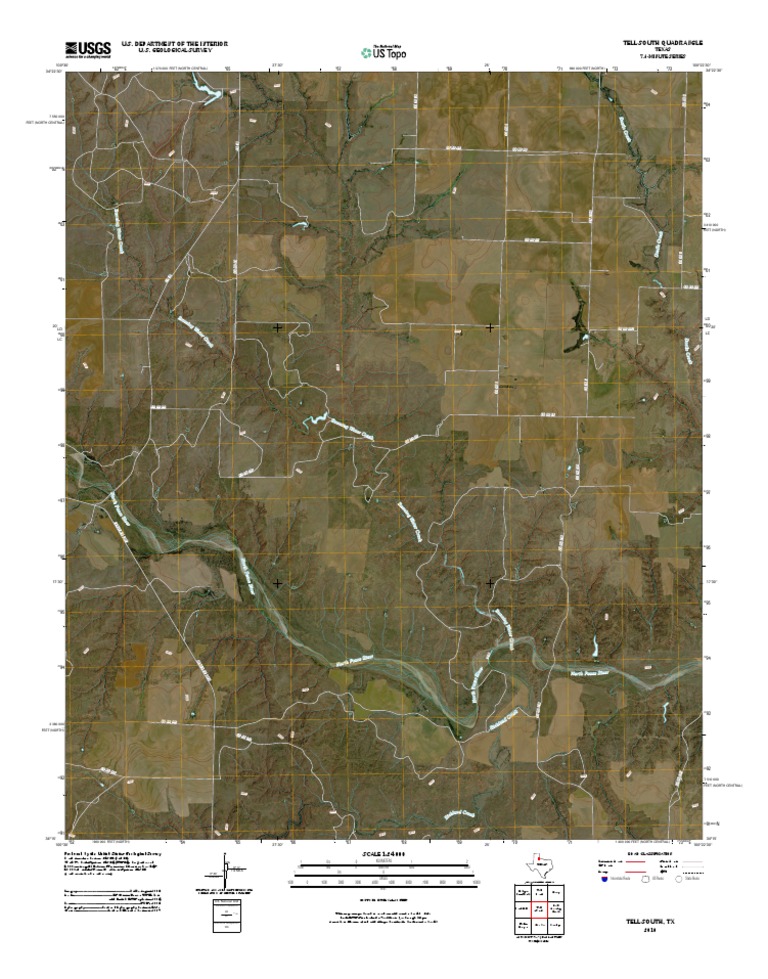Tell South Texas Quadrangle Map | PDF