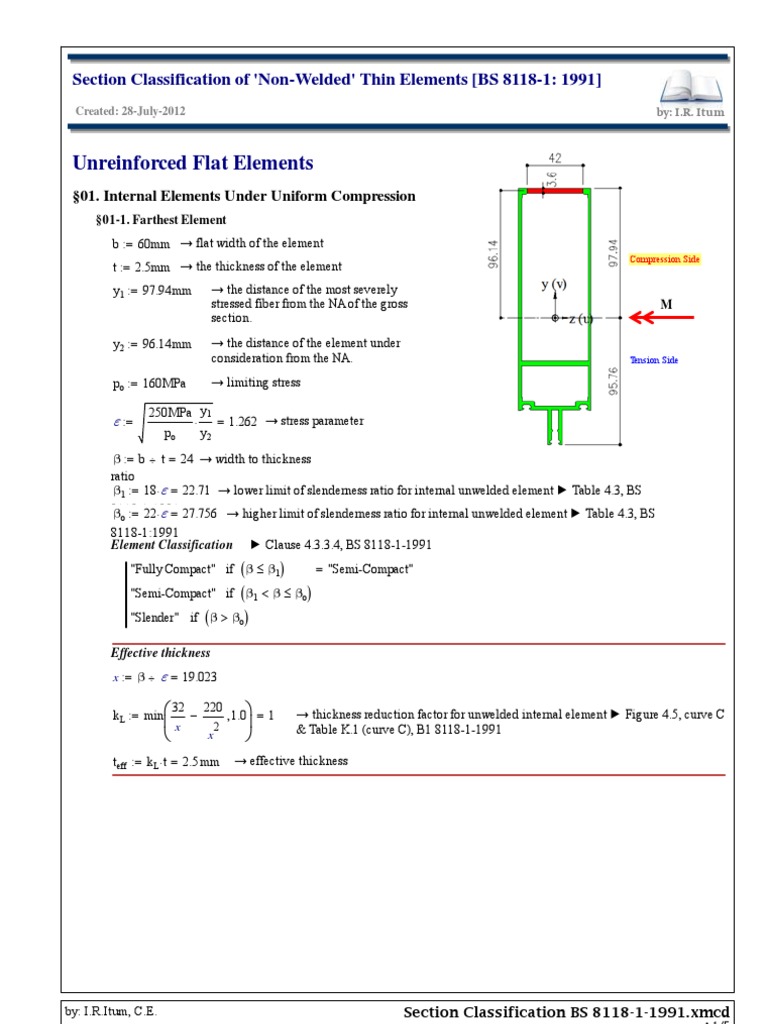 Section Classification BS 8118-1-1991 | PDF