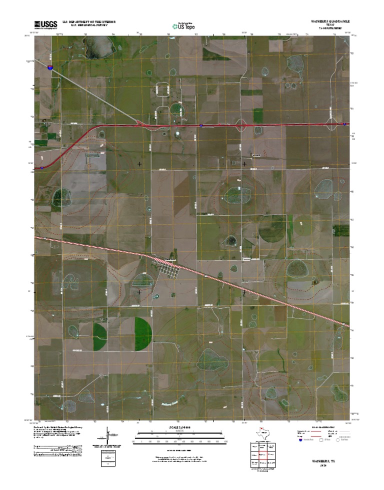 Free Topo Map of Washburn, Texas | PDF | Science & Mathematics