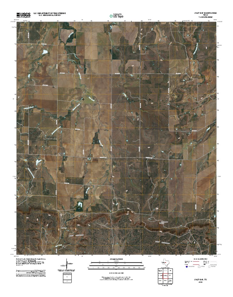 Salt Gap, Texas Quadrangle Map | PDF | Science & Mathematics