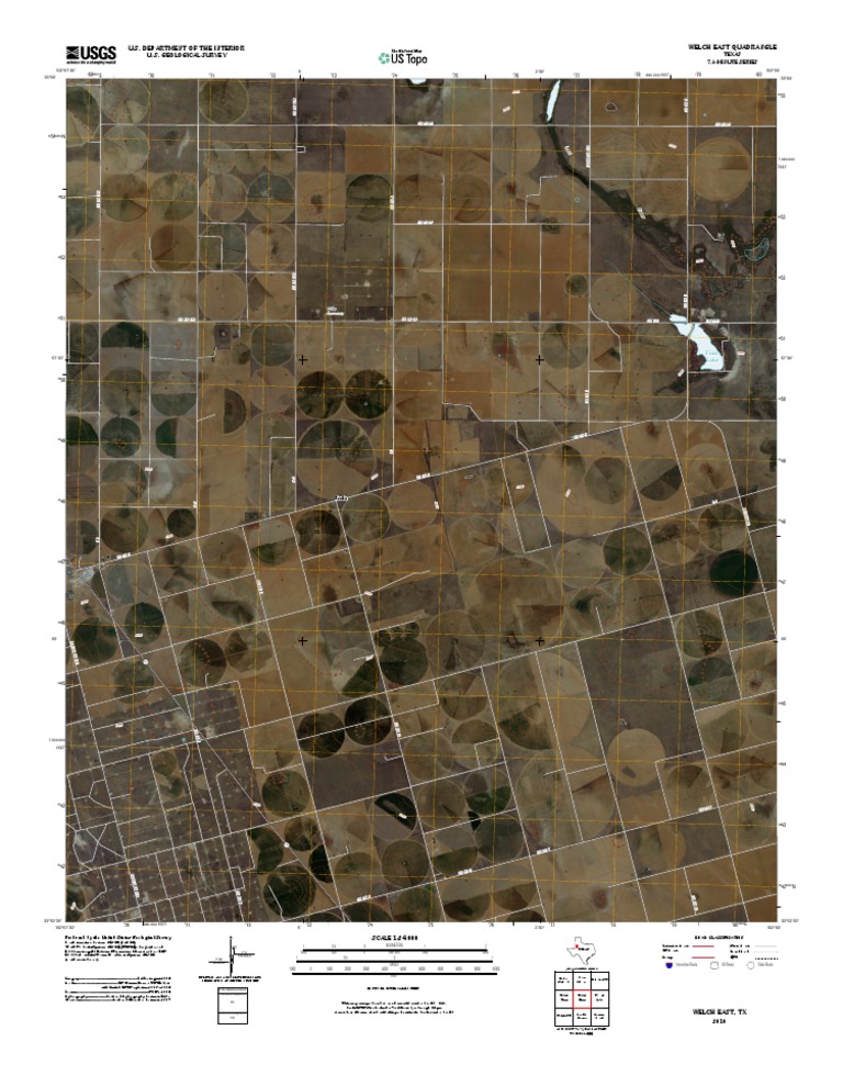 Topographic Map of Welch East | PDF