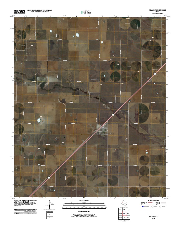 Topographic Map of Wellman | PDF | United States Geological Survey ...