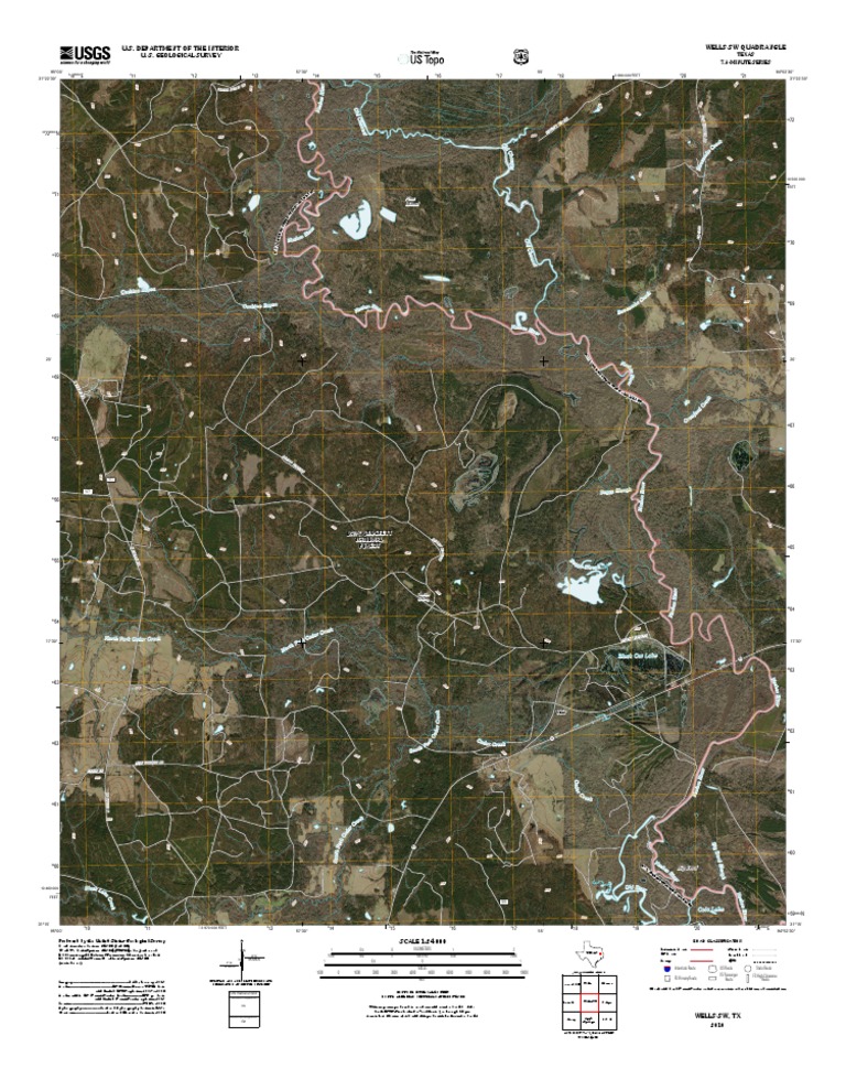 Topographic Map of Wells SW | PDF | United States Geological Survey ...