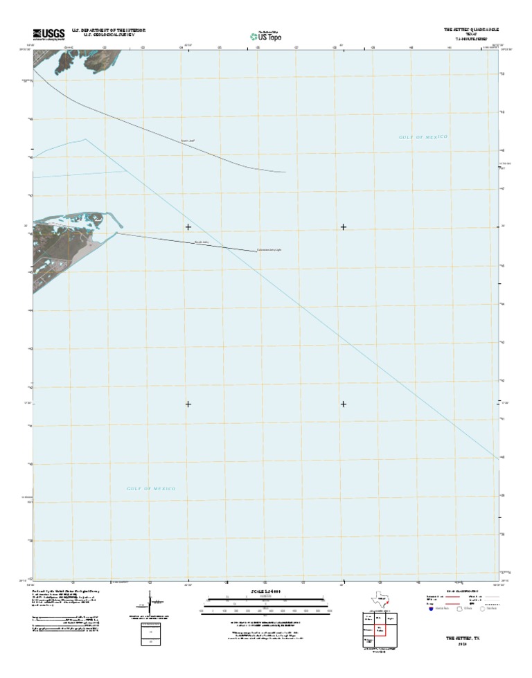 Topographic Map of The Jetties | PDF