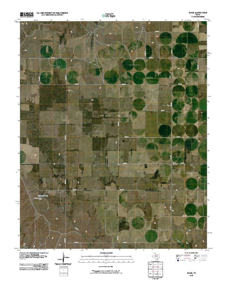 Topographic Map of Quail | PDF | United States Geological Survey ...