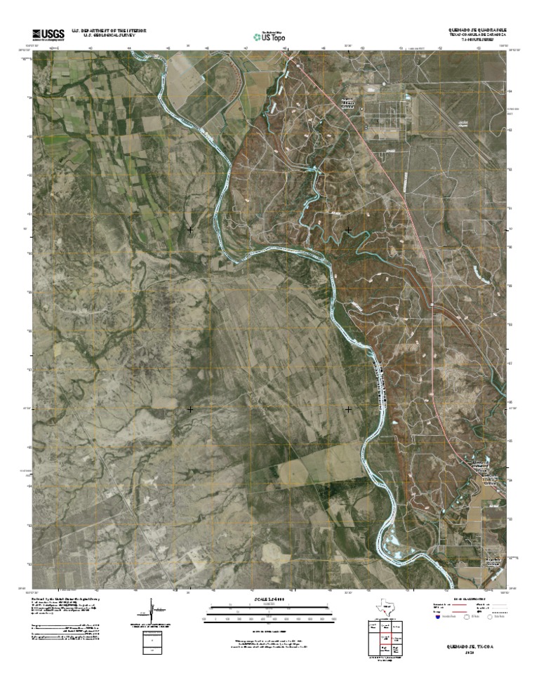 Topographic Map of Quemado SE | PDF | Geomatics | Cartography