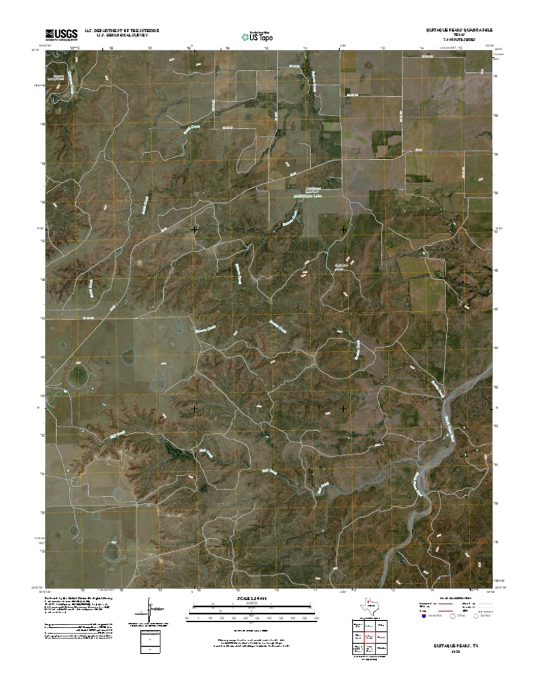 Quitaque Peaks TX Map Overview | PDF | Geophysics | Navigation