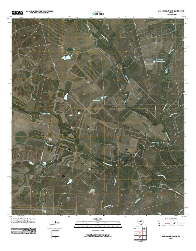 Topographic Map of San Miguel Ranch | PDF | United States Geological ...