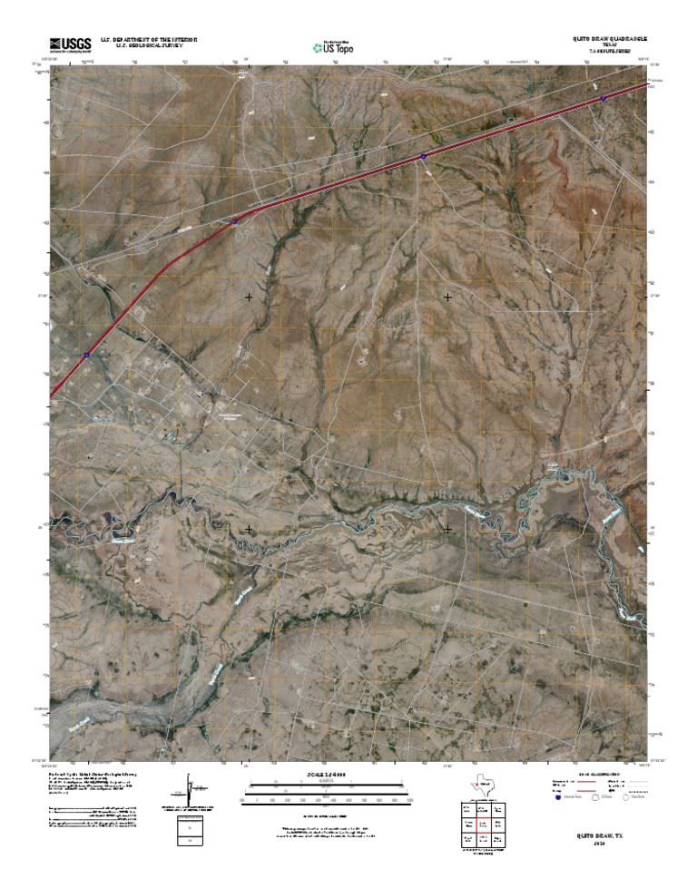 Topographic Map of Quito Draw | PDF