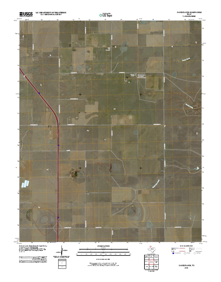 Topographic Map of Nance Ranch | PDF