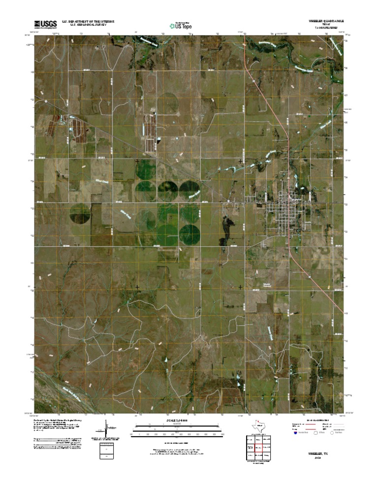 Topographic Map of Wheeler | Download Free PDF | United States ...