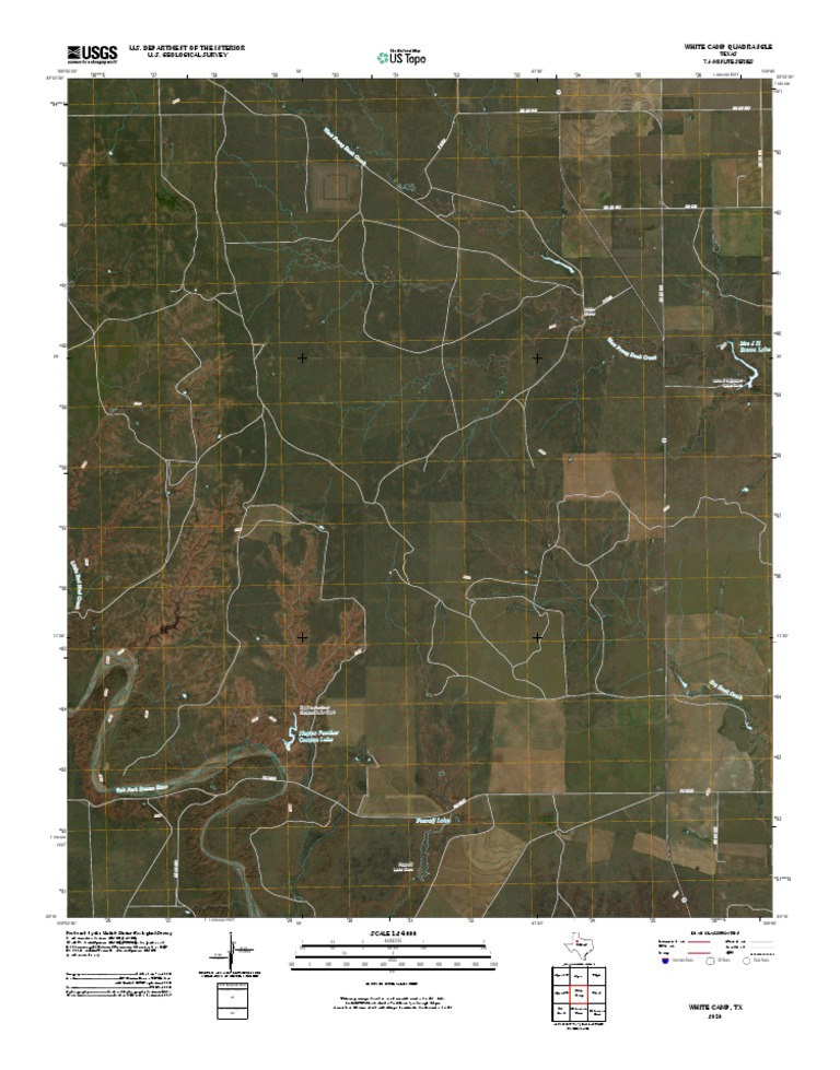Topographic Map of White Camp | PDF | United States Geological Survey ...