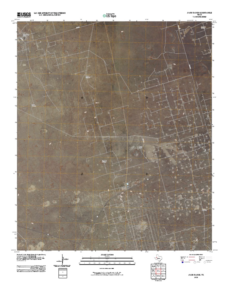 Sand Ranch Texas Quadrangle Map | PDF