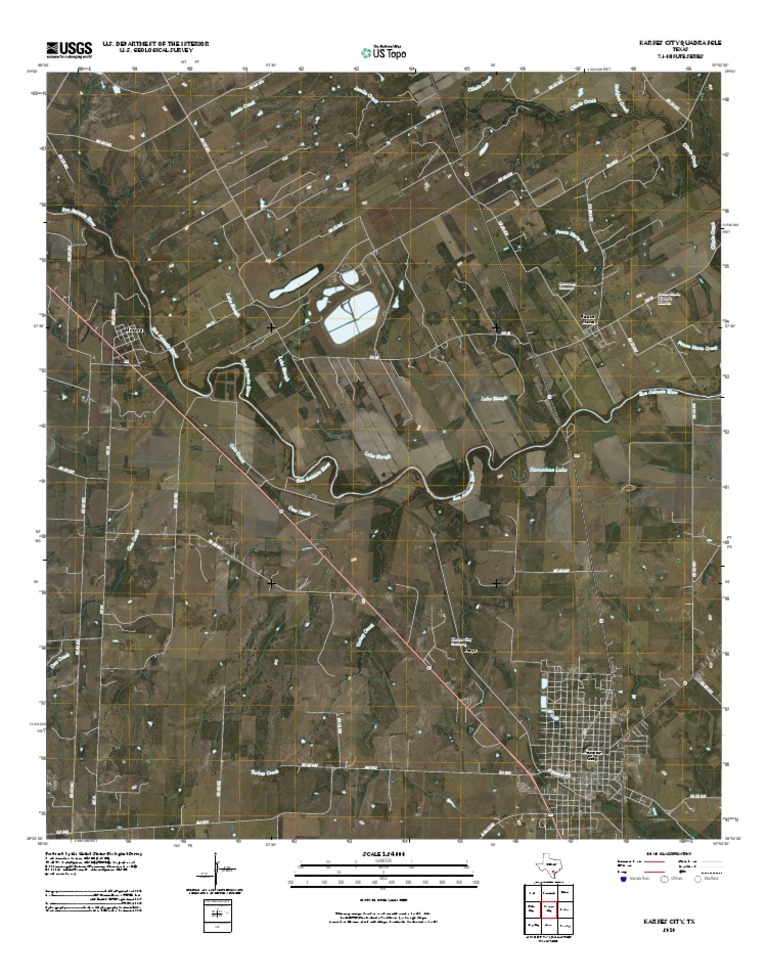 Topographic Map of Karnes City | Download Free PDF | United States ...