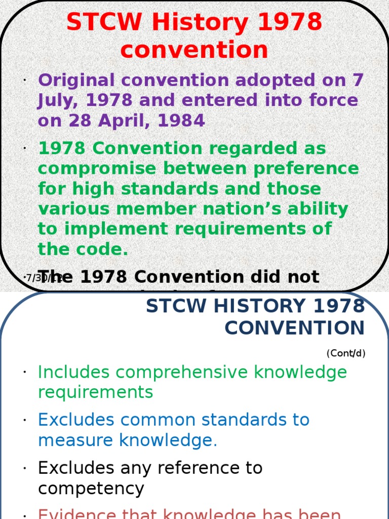 STCW 95 | PDF | Competence (Human Resources) | Water Transport