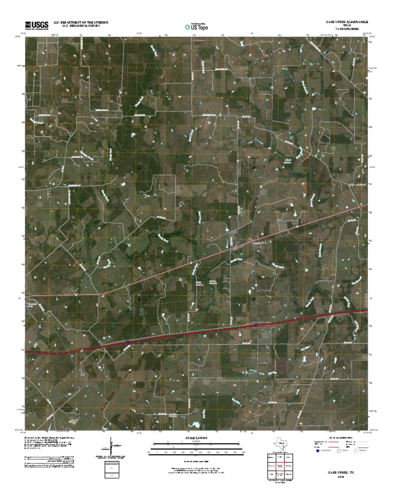 Topographic Map of Sandy Fork | PDF | Geodesy | Mathematical Notation