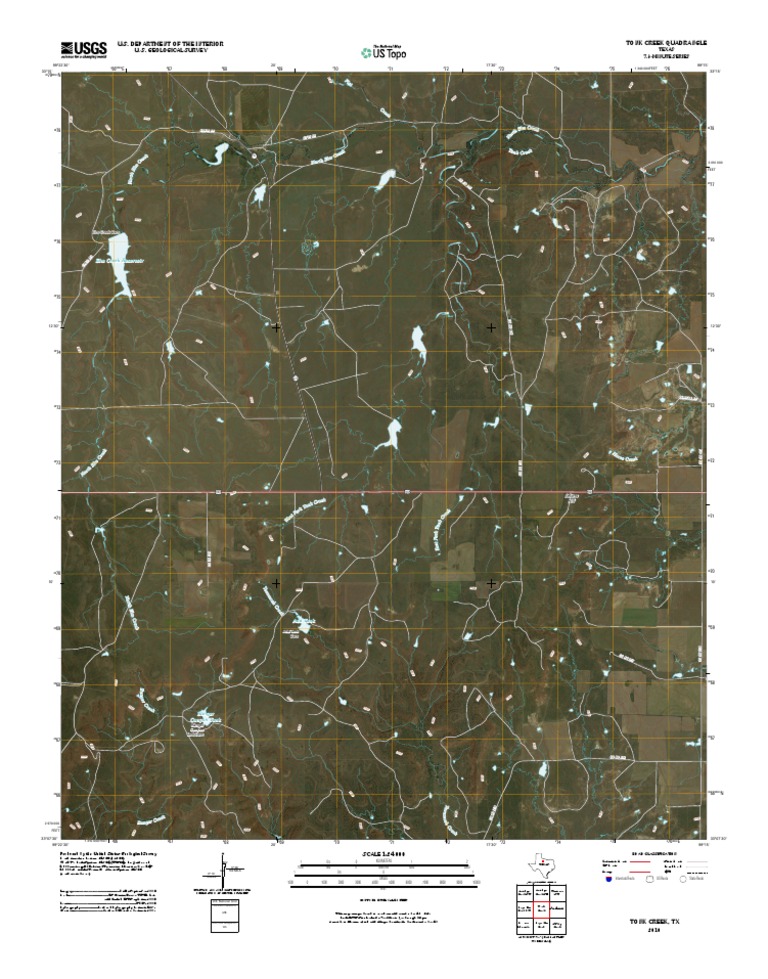 Topographic Map of Tonk Creek | PDF | Travel | Home & Garden
