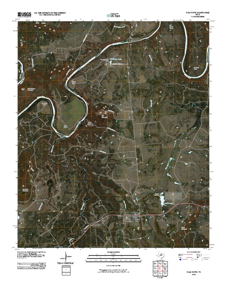 Topographic Map of Palo Pinto | PDF | United States Geological Survey ...