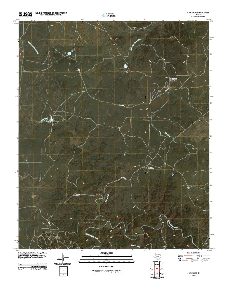 J Y Ranch Quadrangle Map, Texas | PDF
